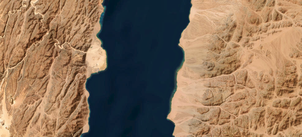 Exodus Map | Path of the Exodus from the Red Sea to the Jordan